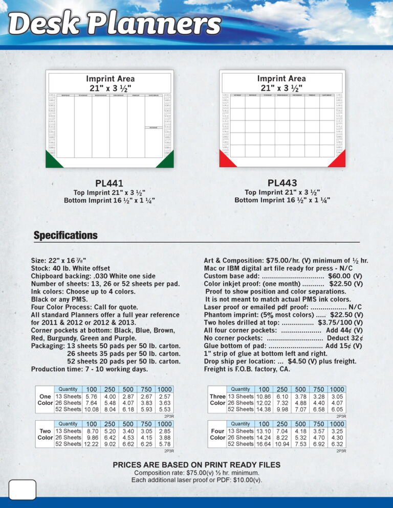 Custom Calendars | Imprinted 3 Ring Binders - BinderWorks