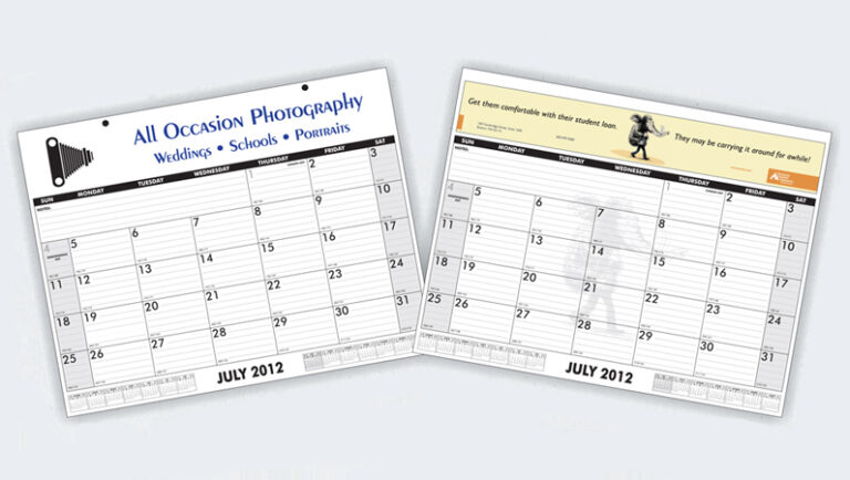 Custom Calendars - BinderWorks